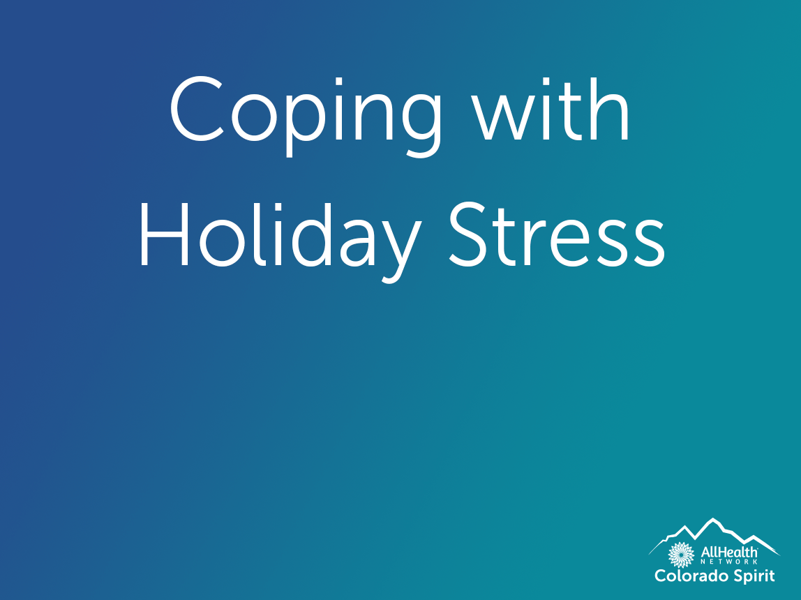 Coping with Holiday Stress - AllHealth Network - Mental Health ...