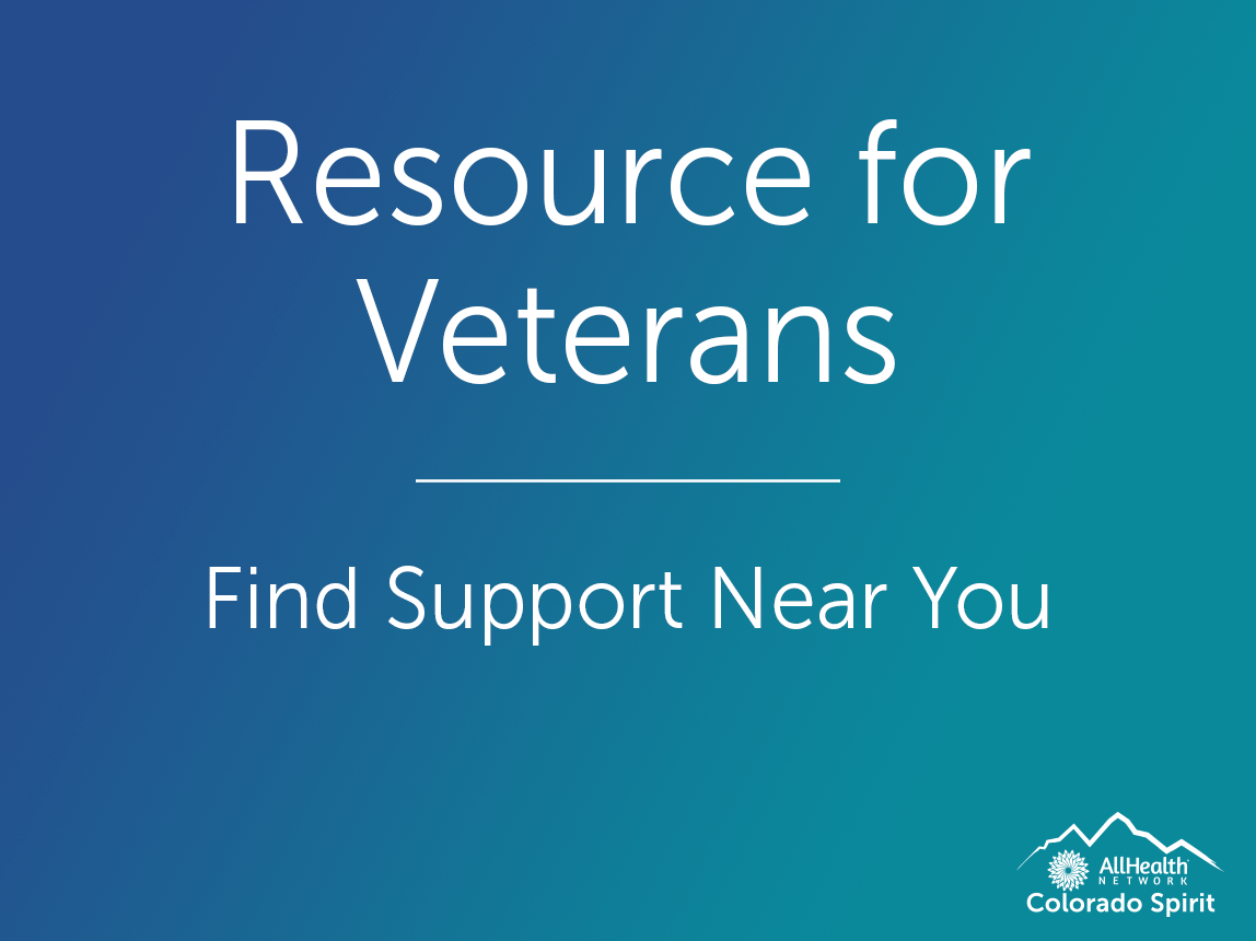 Veteran Resources - Find Support Near You - AllHealth Network - Mental ...